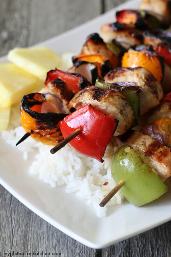 Gluten-free Grilled Hawaiian Kabobs