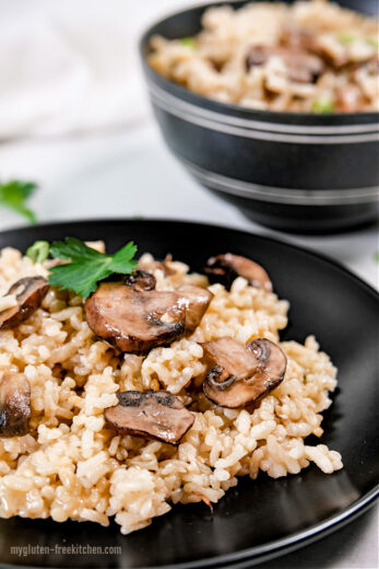 Gluten-free Risotto with Mushrooms